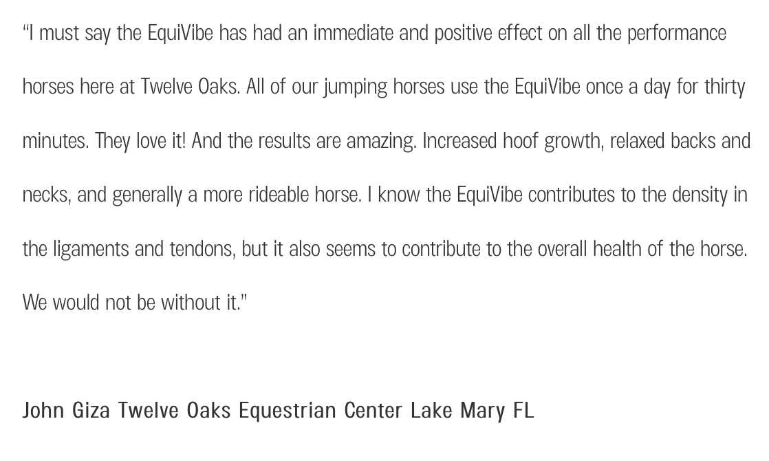 EquiVibe® Made in USA Vibration Machine