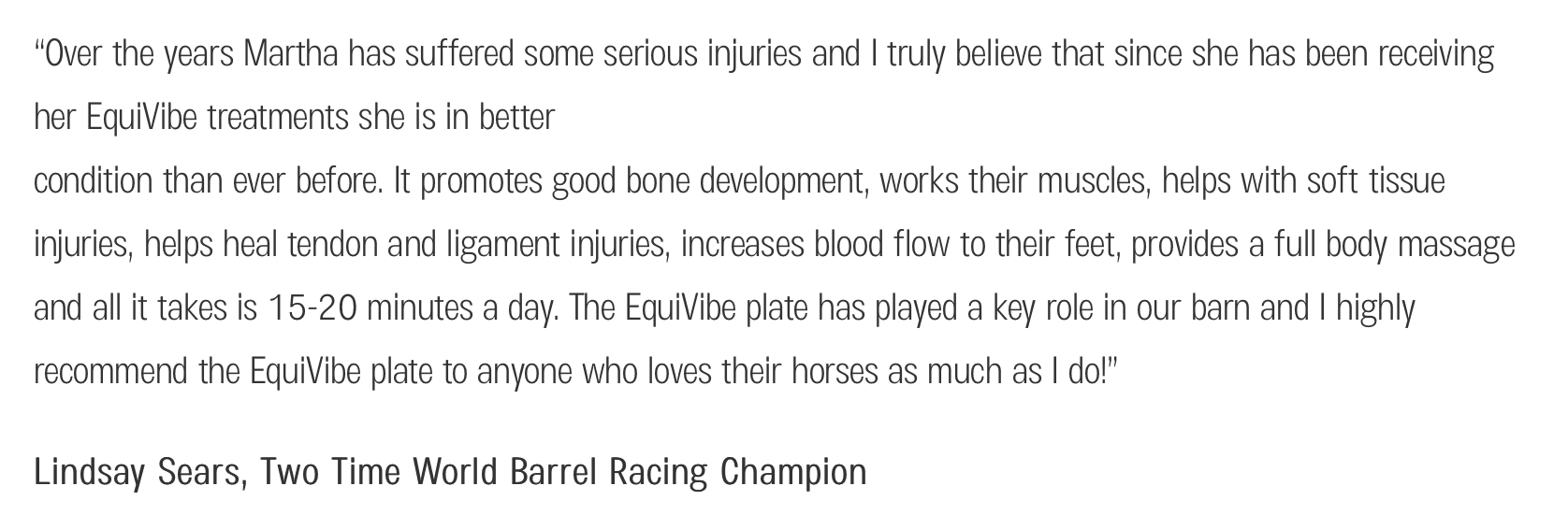 EquiVibe® Made in USA Vibration Machine